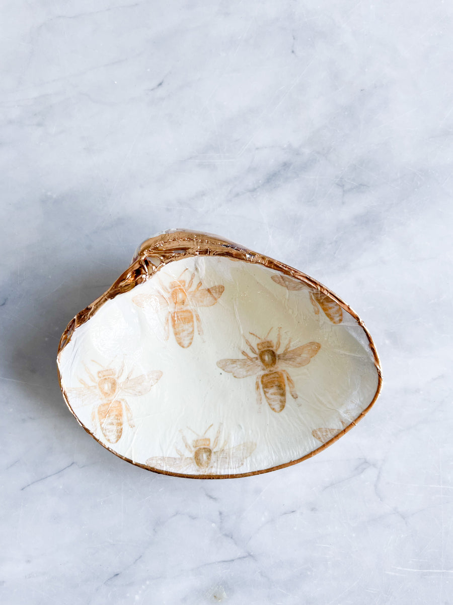 Clam Shell Jewelry Dish - Bee – I Shop 30A